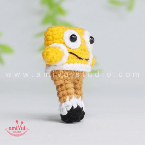 SpongeBob characters free amigurumi crochet pattern - Amivui Studio