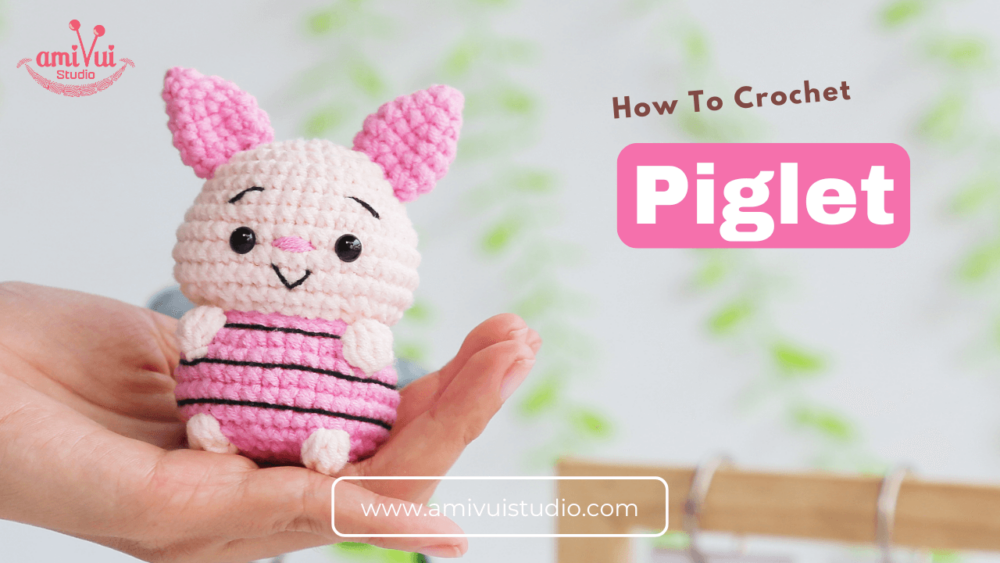 Easy crochet Skzoo Dwaekki pattern free amigurumi tutorial - Amivui Studio