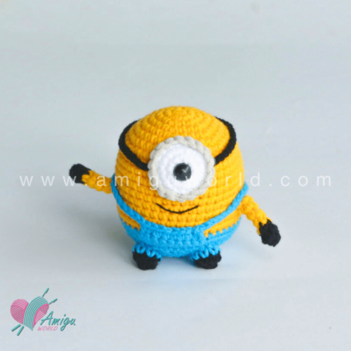Amigurumi Stuart Minion free crochet pattern